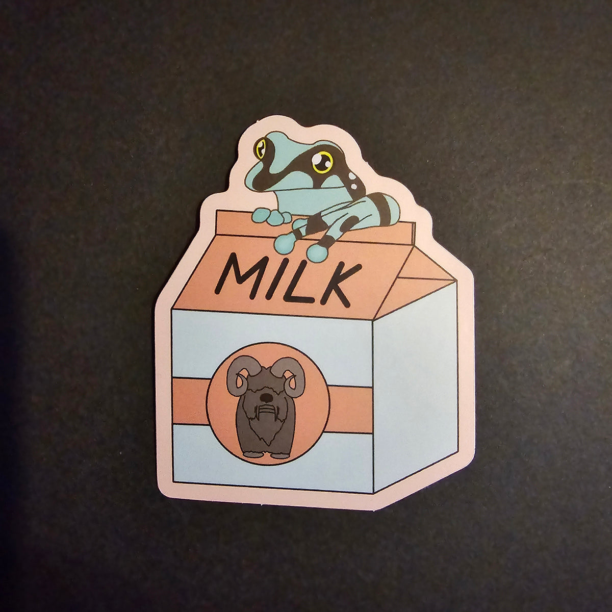 Bantha Milk Frog Sticker – Ribbits Stickits
